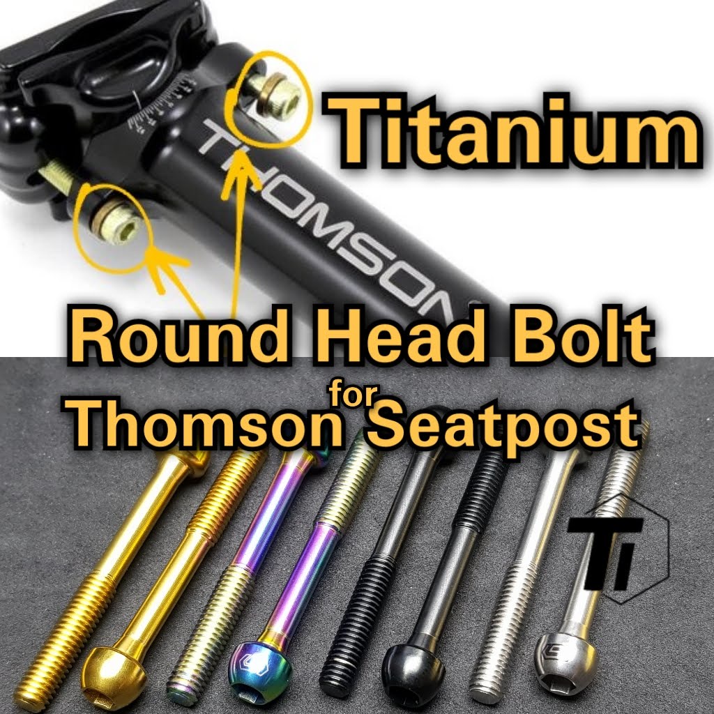 Titanium M5 Seatpost Bolt | Thomson Dropper post External Black Covert ...