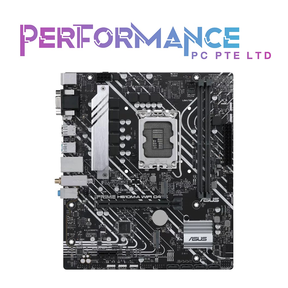 ASUS PRIME H610M-A WIFI D4 Intel H610 (LGA 1700) mic-ATX motherboard (3 YEARS WARRANTY BY ...