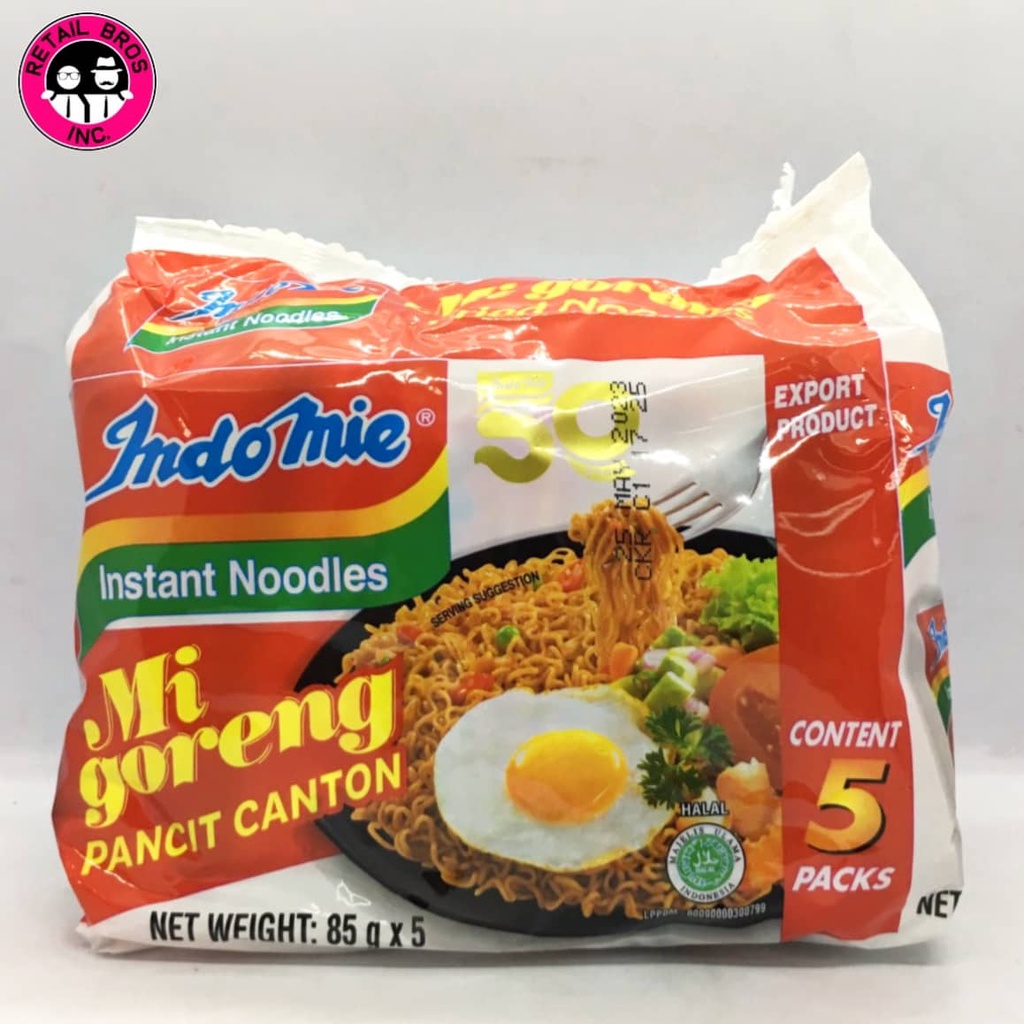 Indomie Mi Goreng PACK (5 PIECES) Flavor and Hot & Spicy IndoFood ...