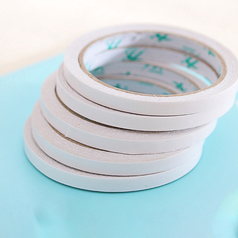 Simple Ultra Thin Double-Sided Tape 8mm Width Student Office Stationery ...