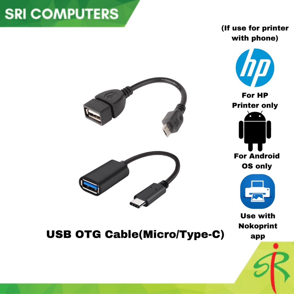 USB OTG Cable (Mirco/Type-C) | Shopee Singapore