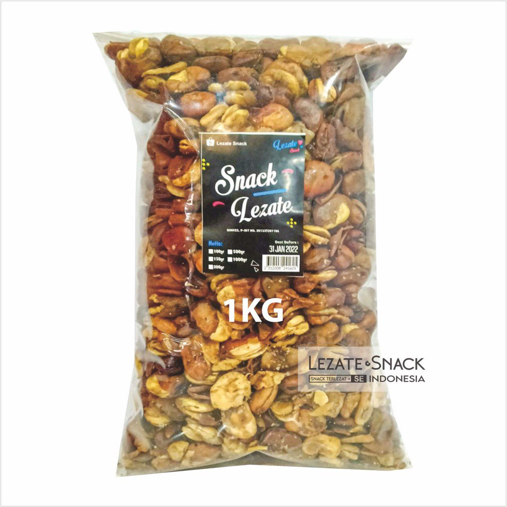 Koro Nuts Skin 1KG Savory Salty Kiloan Nuts / Peeled Koro Nuts Balinese ...