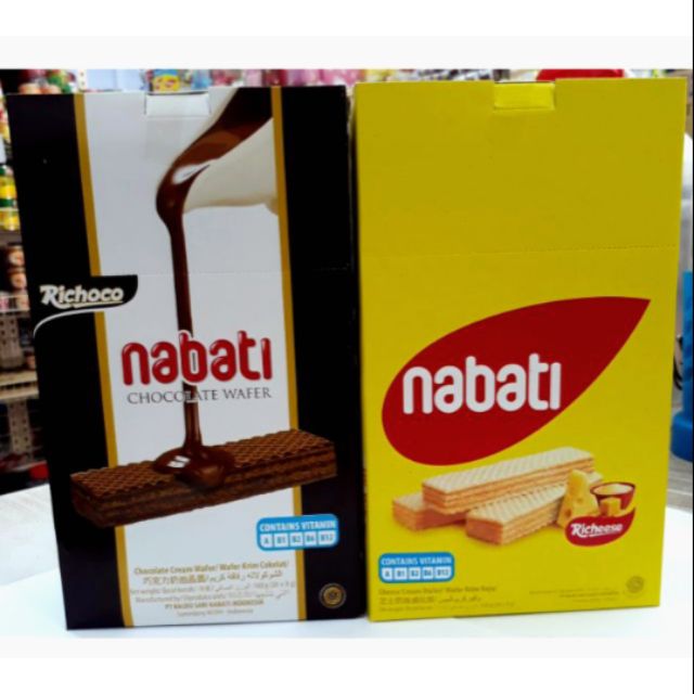 Nabati Cheese/Chocolater Wafer 20pack | Shopee Singapore