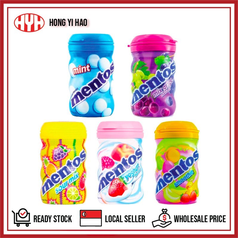 Mentos Jar (6x120g) | Shopee Singapore