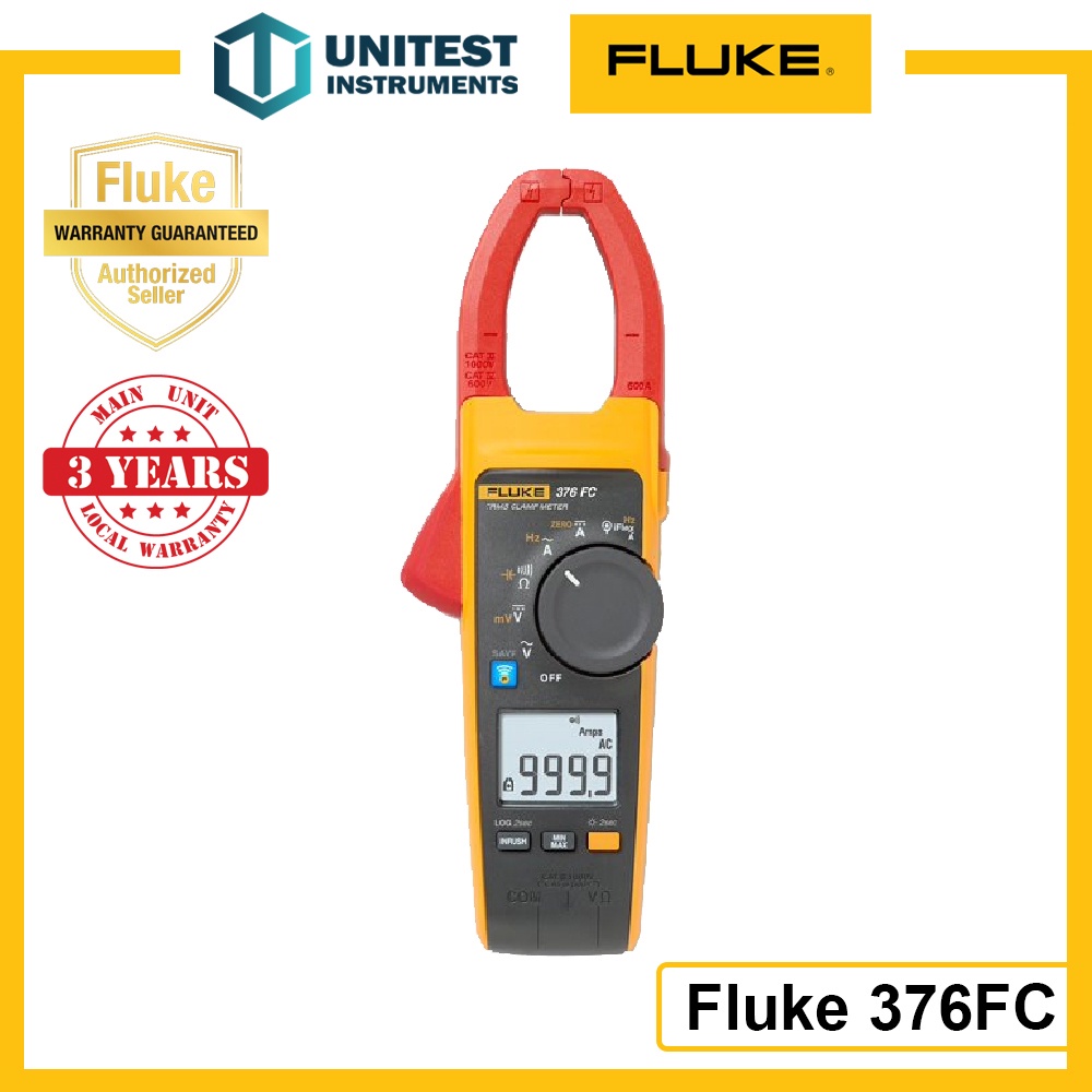 Fluke 376 FC True-RMS Clamp Meter | Shopee Singapore