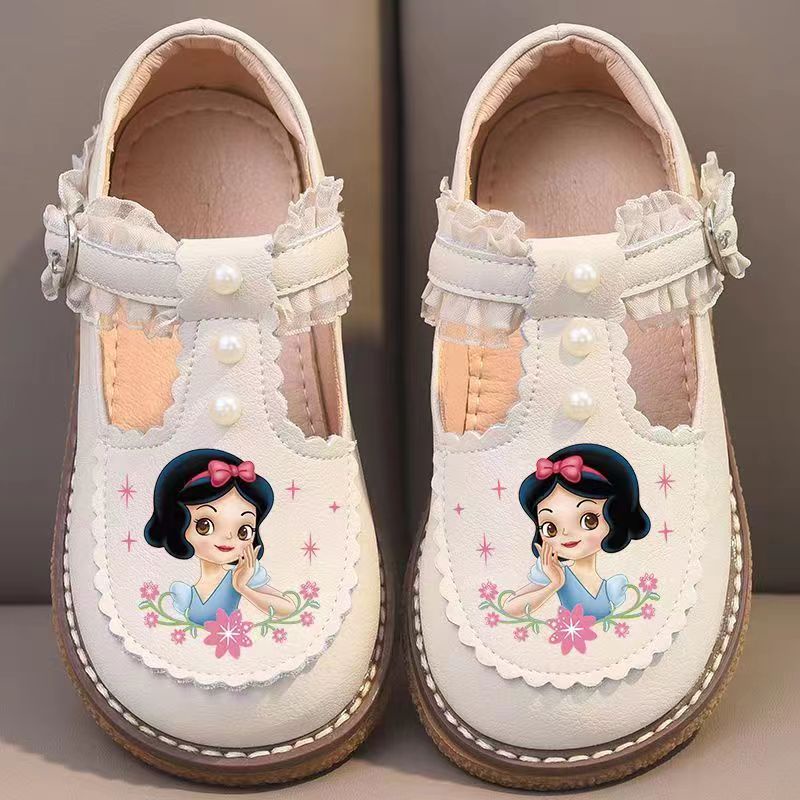 Girls' leather Lolita princess shoes soft sole shoes snow white/elsa ...