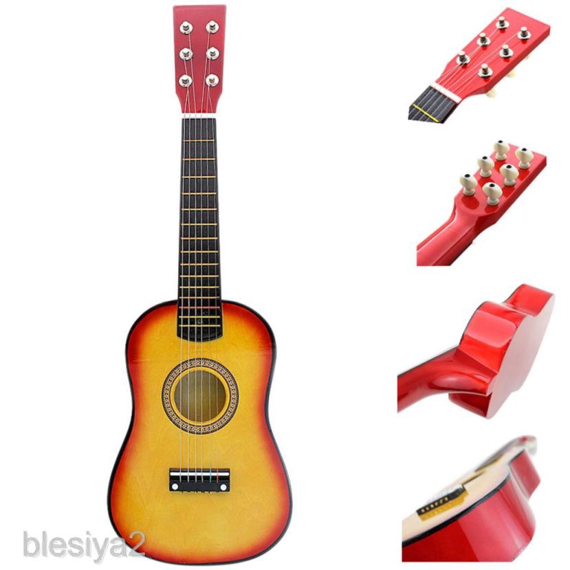 Acoustic Guitar Mini Guitar with Pick Strings for Beginners Kids 23 ...