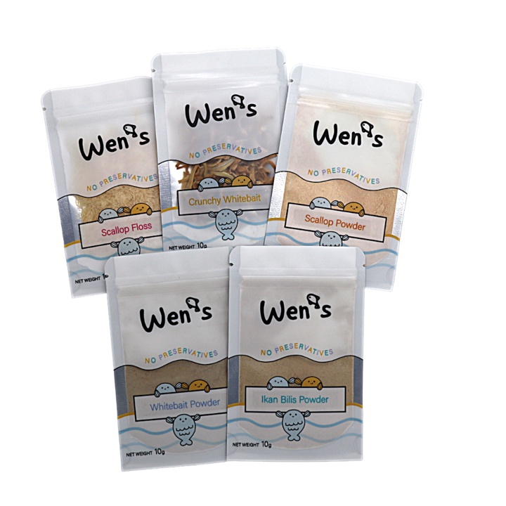 Wen's Mini Pack / Trial Pack - Powder/Scallop Floss/Crunchy Whitebait ...