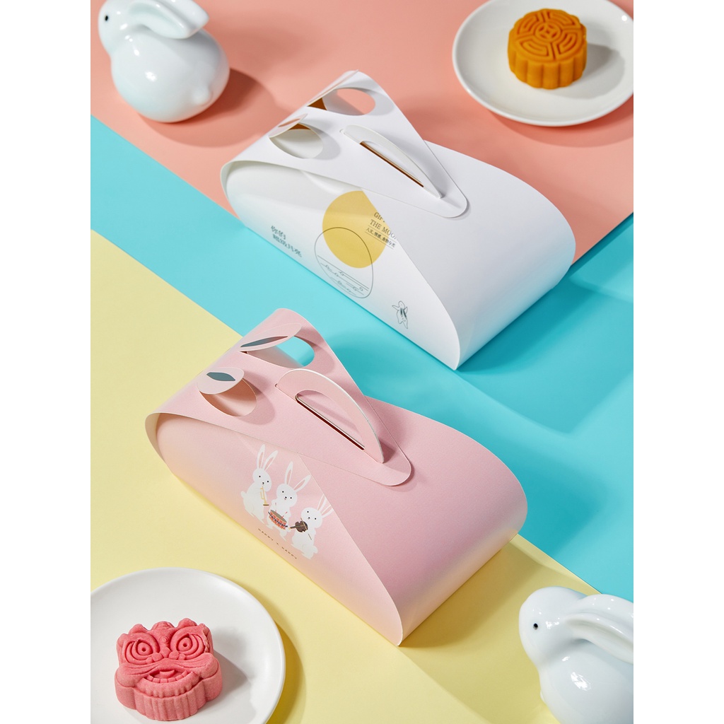 【SG Ready Stock】Mooncake Box Gift Packaging ★ Fits 2x 50-80g Mooncake ...