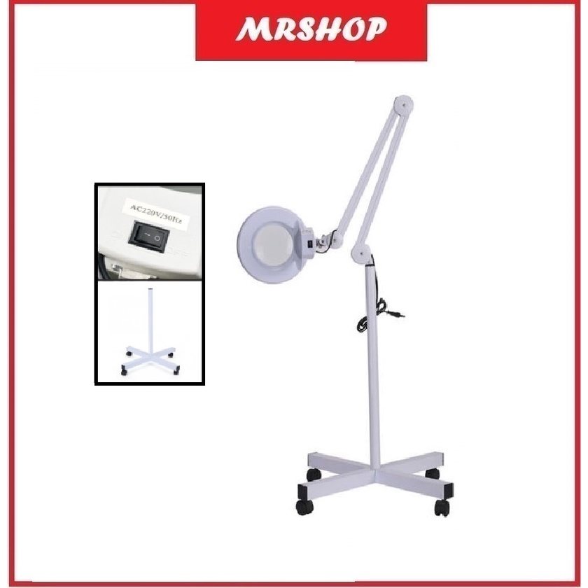 FL507 LED Cold Light Lamp Magnifying Glass Floor Lamp Glass Facial ...