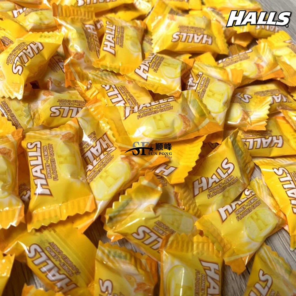 Halls - Honey Lemon Flavored Candy 荷氏 柠檬蜜糖 口味 糖果 3pcs 3粒 | Shopee Singapore