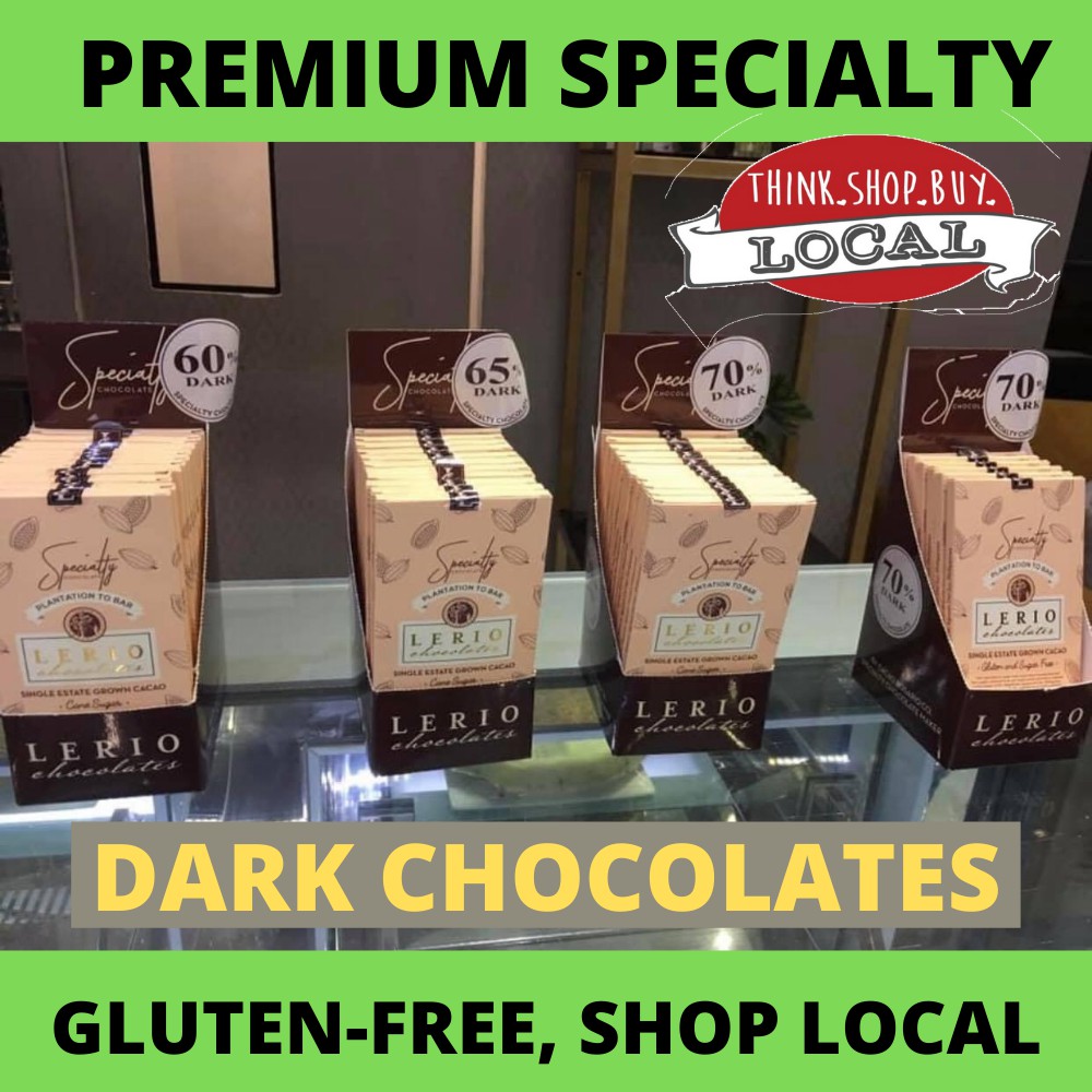 Dark Chocolate Lerio Chocolate Bars Gluten-Free Chocolate Single Estate ...