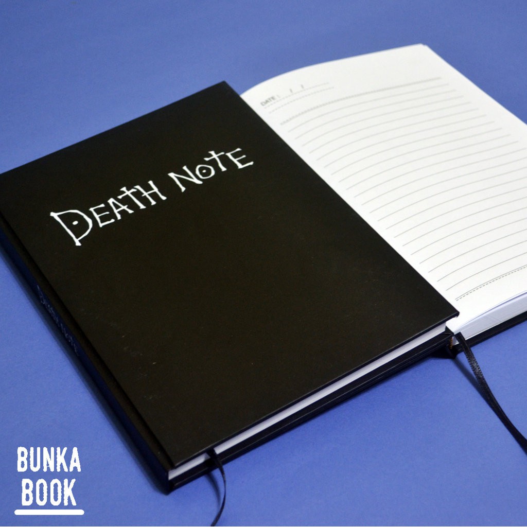Note Book Hardcover Anime Death Note Lined Paper A5 Size Notebook ...