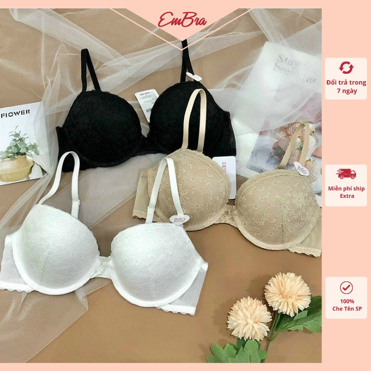 Embra Sixty Eight 68 women's bra with high quality lace cotton and ...