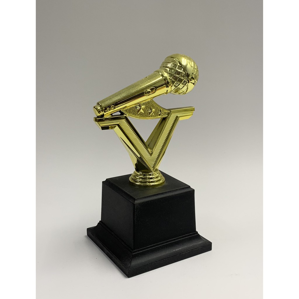 Trophy - MF Microphone Trophy Gold for Event Souvenir, Gift Award ...