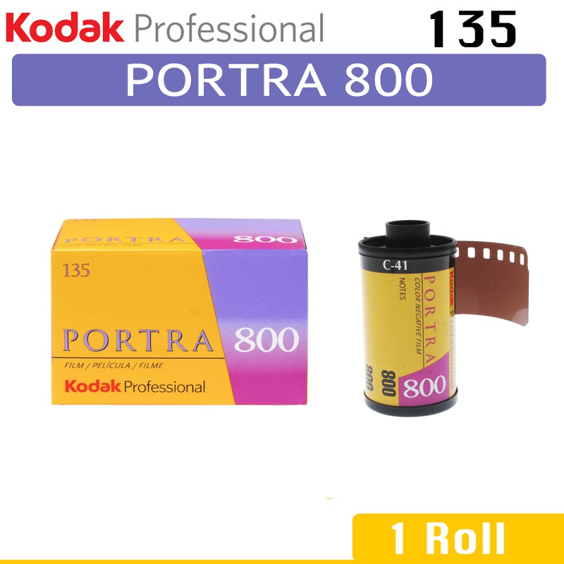Kodak PORTRA 800 120 Color Negative Film Single Roll, 60% OFF