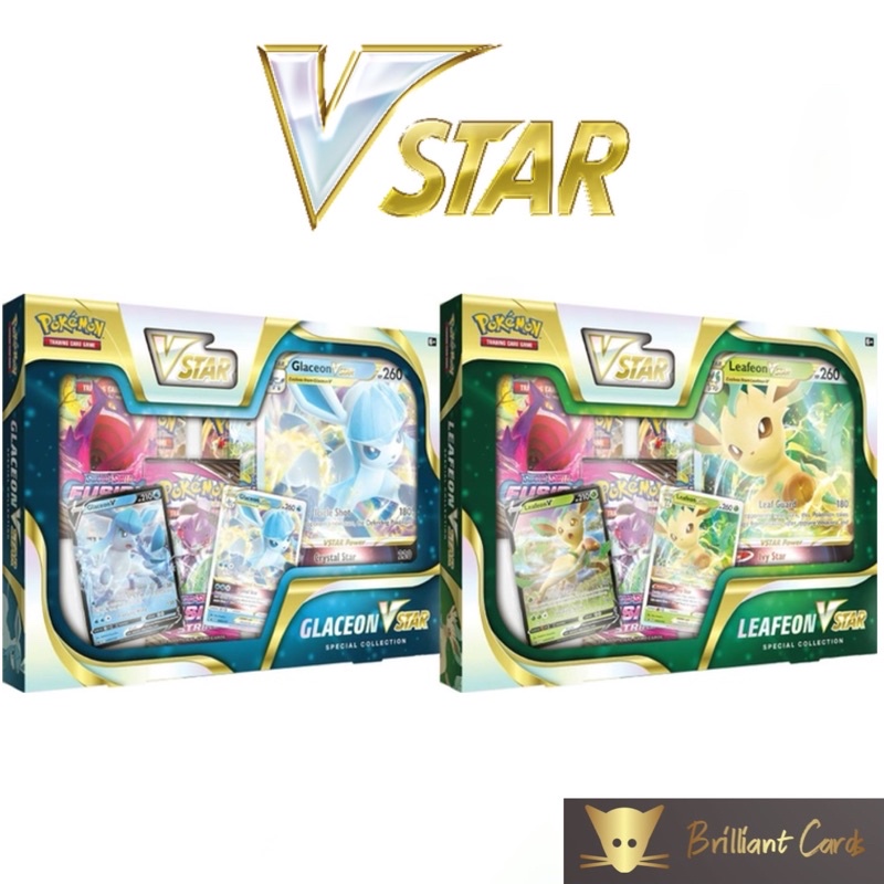 Pokemon Leafeon Glaceon V Star Box | Shopee Singapore