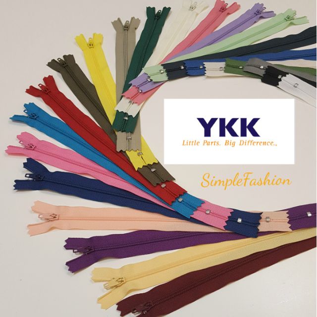 7"_22" inch YKK Japan Zipper / YKK Zip Kain (12pcs) | Shopee Singapore