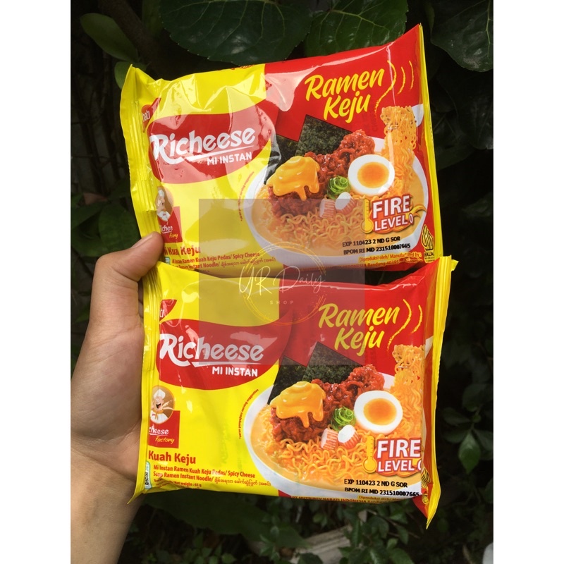 Richeese Instant Noodle Cheese RAMEN LEVEL 0/RICHEESE VIRAL Noodles ...