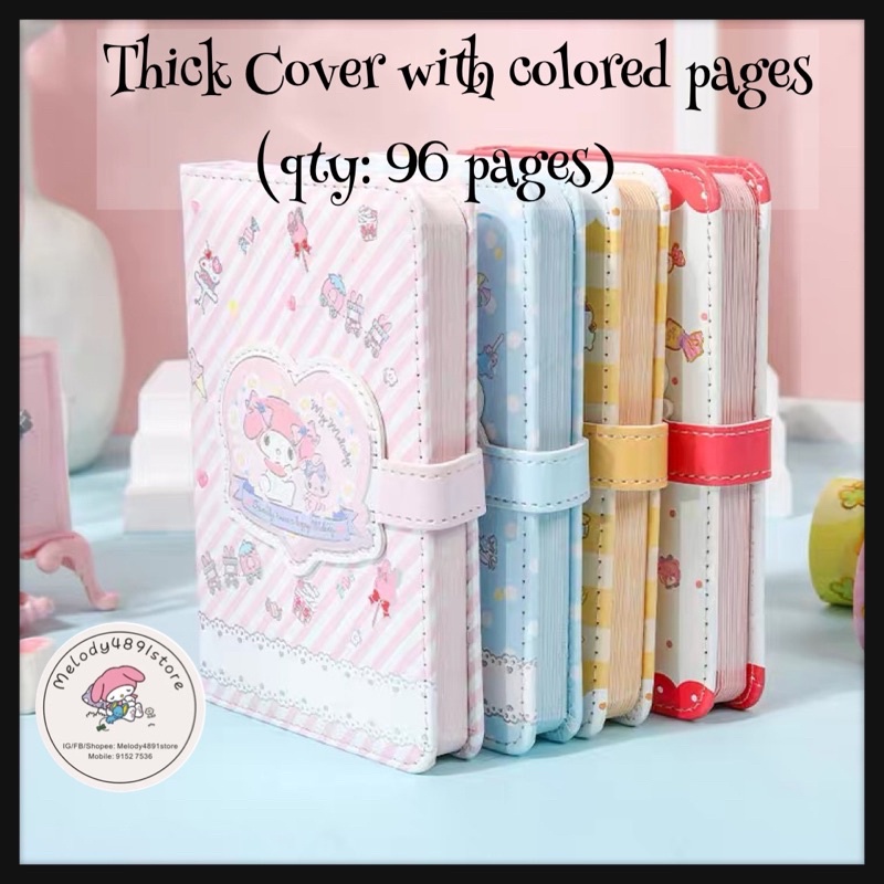 Authentic Sanrio A5 Notebook With Magnetic Flap (Melody, Pompompurin ...