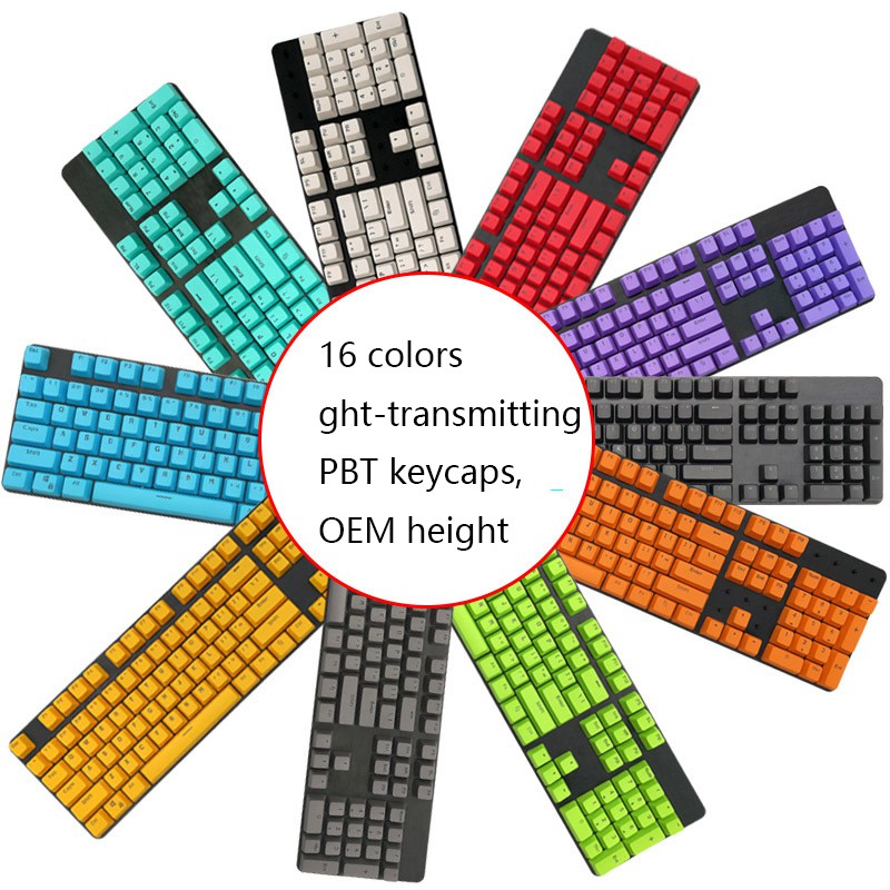 Topwang keycaps, 104 PBT keycaps, mechanical keyboard keycaps Cherry MX ...