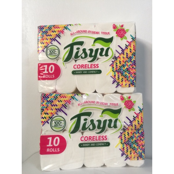 Tisyu Coreless Bathroom Tissue 10’s ( 2 Pcs) | Shopee Singapore