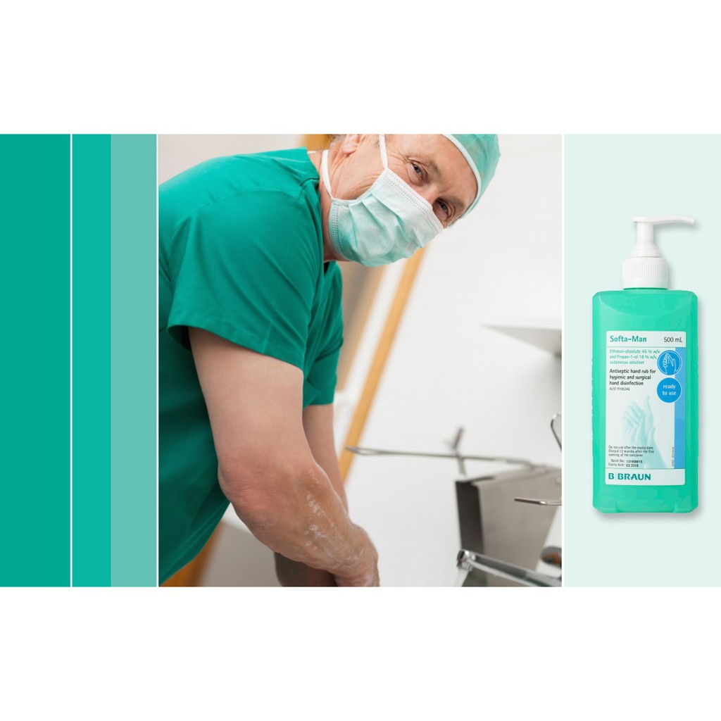 B Braun Softa-Man [Exp : 31/10/2027] softaman sanitiser cutaneous ...