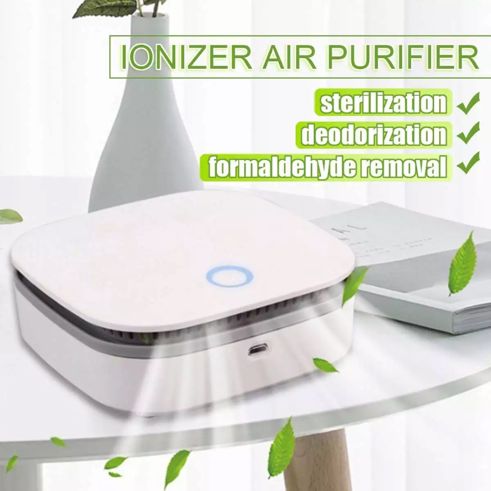 Portable Air Purifier Ozone Generator O3 Negative Ion Deodorizer Sterilizer Odor Remover ...