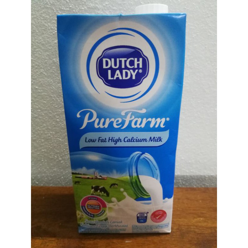 Dutch Lady Pure Farm Low Fat Milk/Low Fat High Calcium Milk 1000ml ...