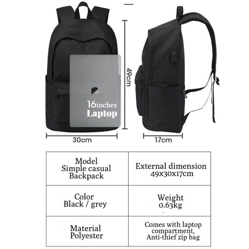 KINGSMAN College Backpack Smart Casual College School Laptop Business ...