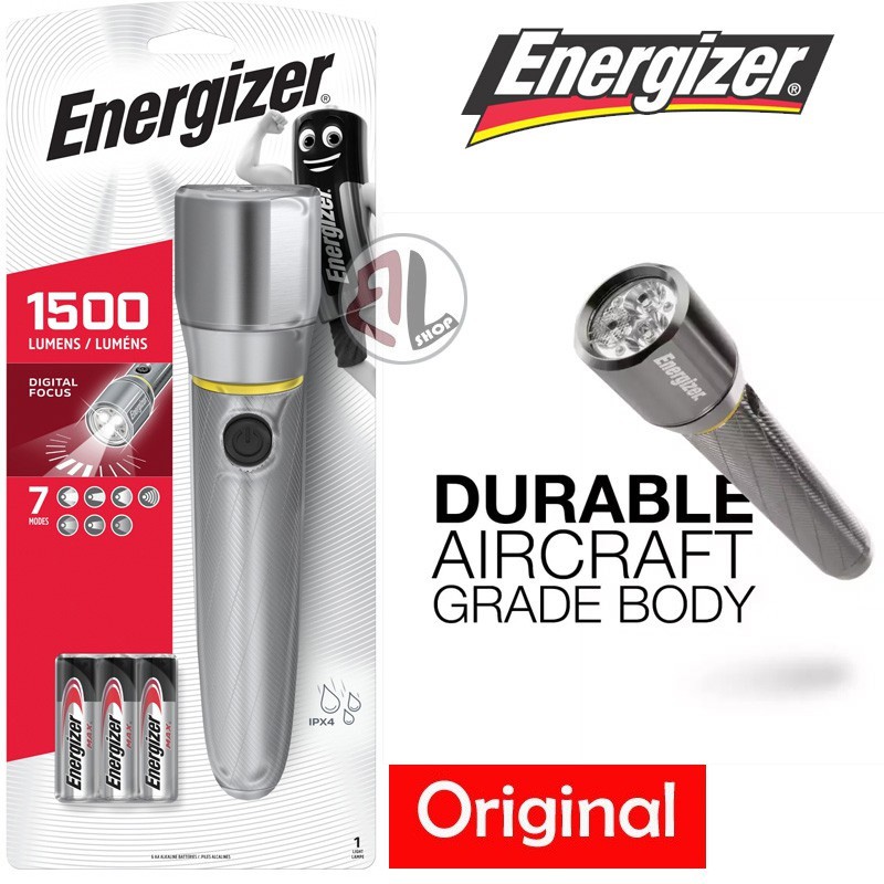 Official Energizer 80/100/400/1000/2000 Lumens Vision HD Metal Light ...