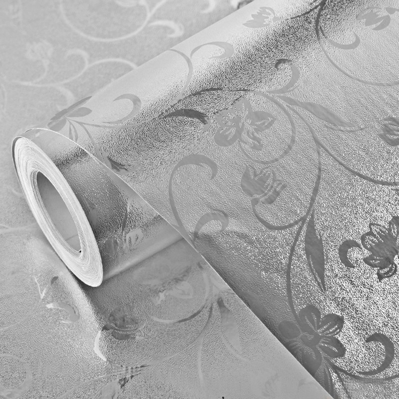 10M Kitchen Oil-proof Wallpaper Aluminum Foil Waterproof Stickers ...