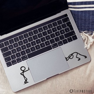 Stickman Stickman Palmrest decal palm Sticker laptop Stickman Human ...
