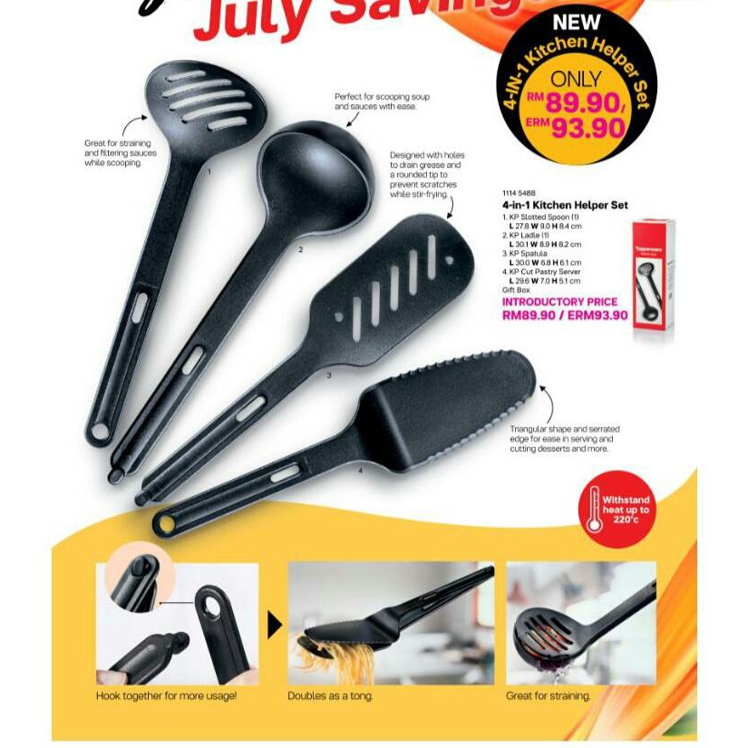 Kitchen utensil set ( 4 pcs) | Shopee Singapore