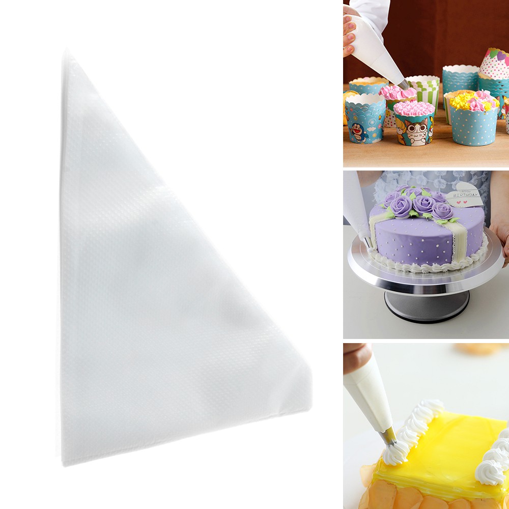 100pcs Pastry Bags Food Grade PE Piping Cream Baking Tool Disposable ...
