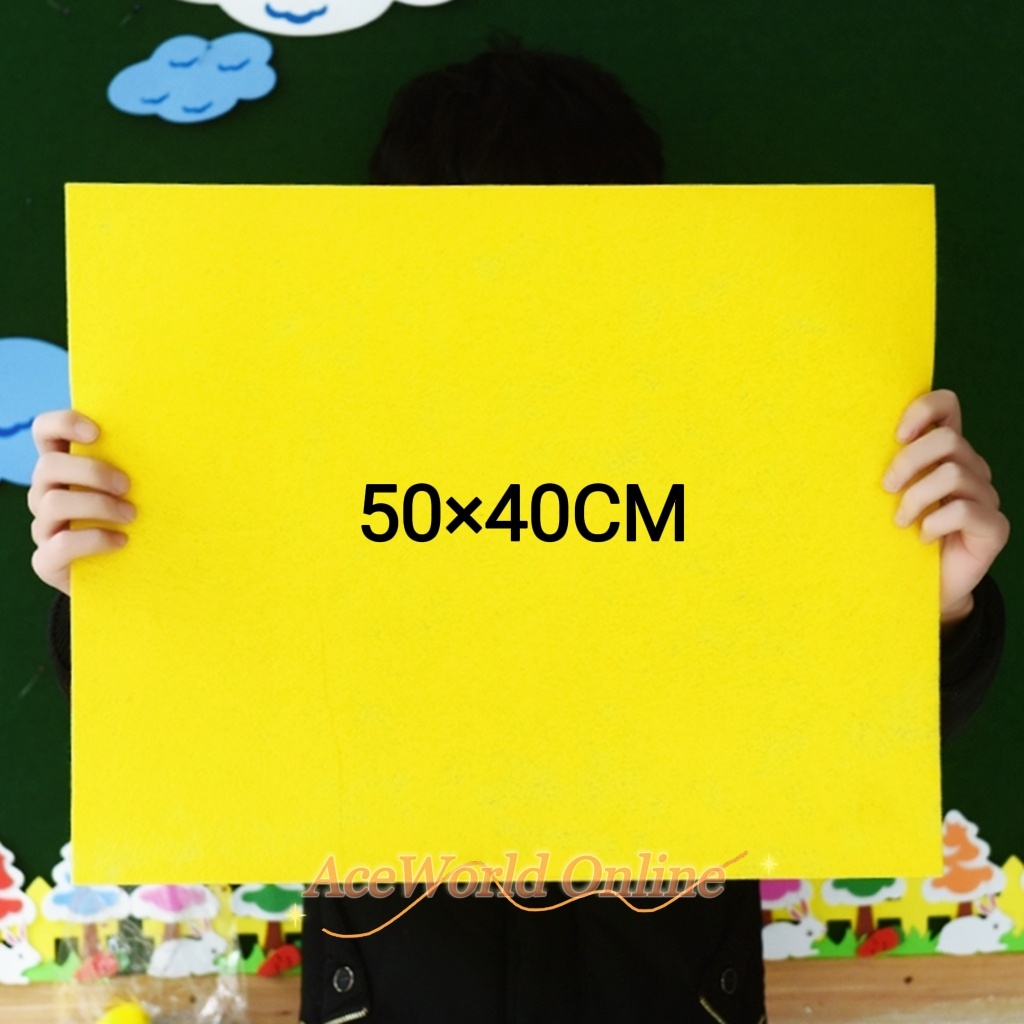 Felt Fabric Cloth | Kain Felt | 50x40cm & 45x45cm | 不织布 | DIY | Arts ...