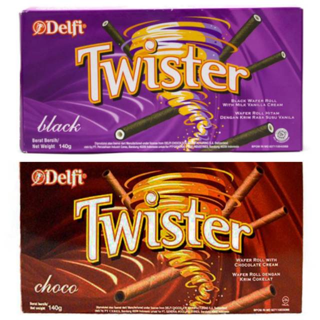 Twister Wafer Roll Black // Choco Ktk 140g | Shopee Singapore