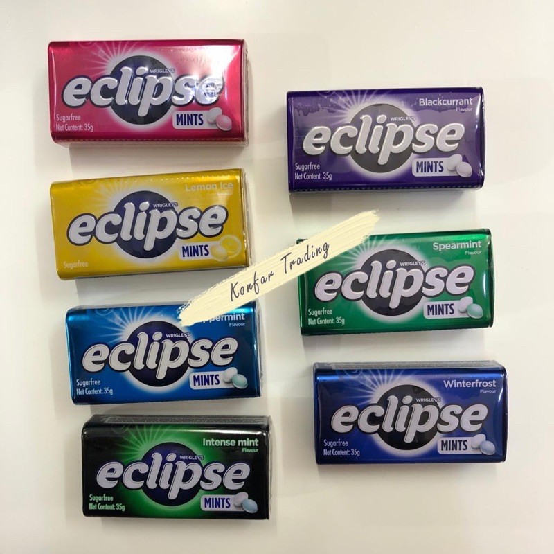 WRIGLEY'S ECLIPSE MINTS / SUGARFREE / 35G | Shopee Singapore