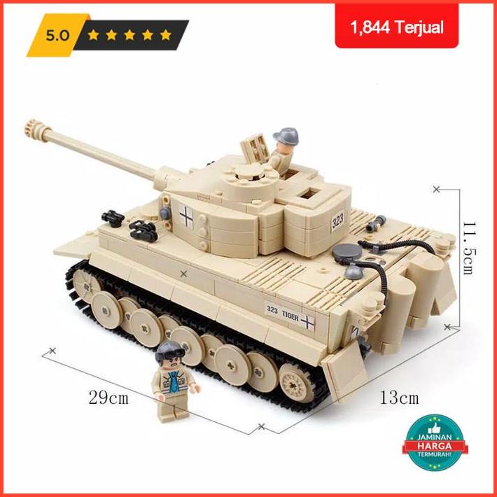 Lego Army Tank Tiger Nazi Germany World War 2 Exclusive | Shopee Singapore