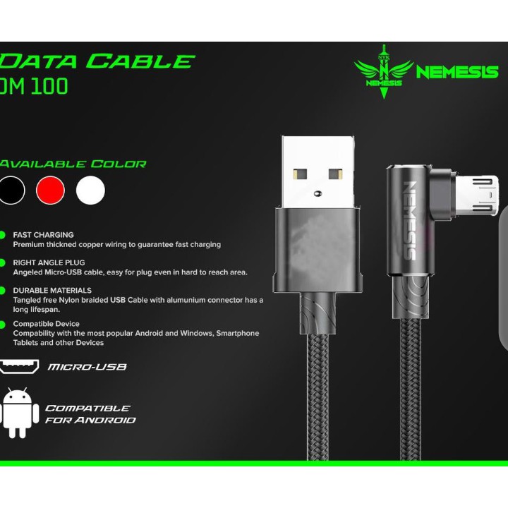 Nyk Micro L-Shape data Cable/NYK DM100 L Shape Micro data Cable ...