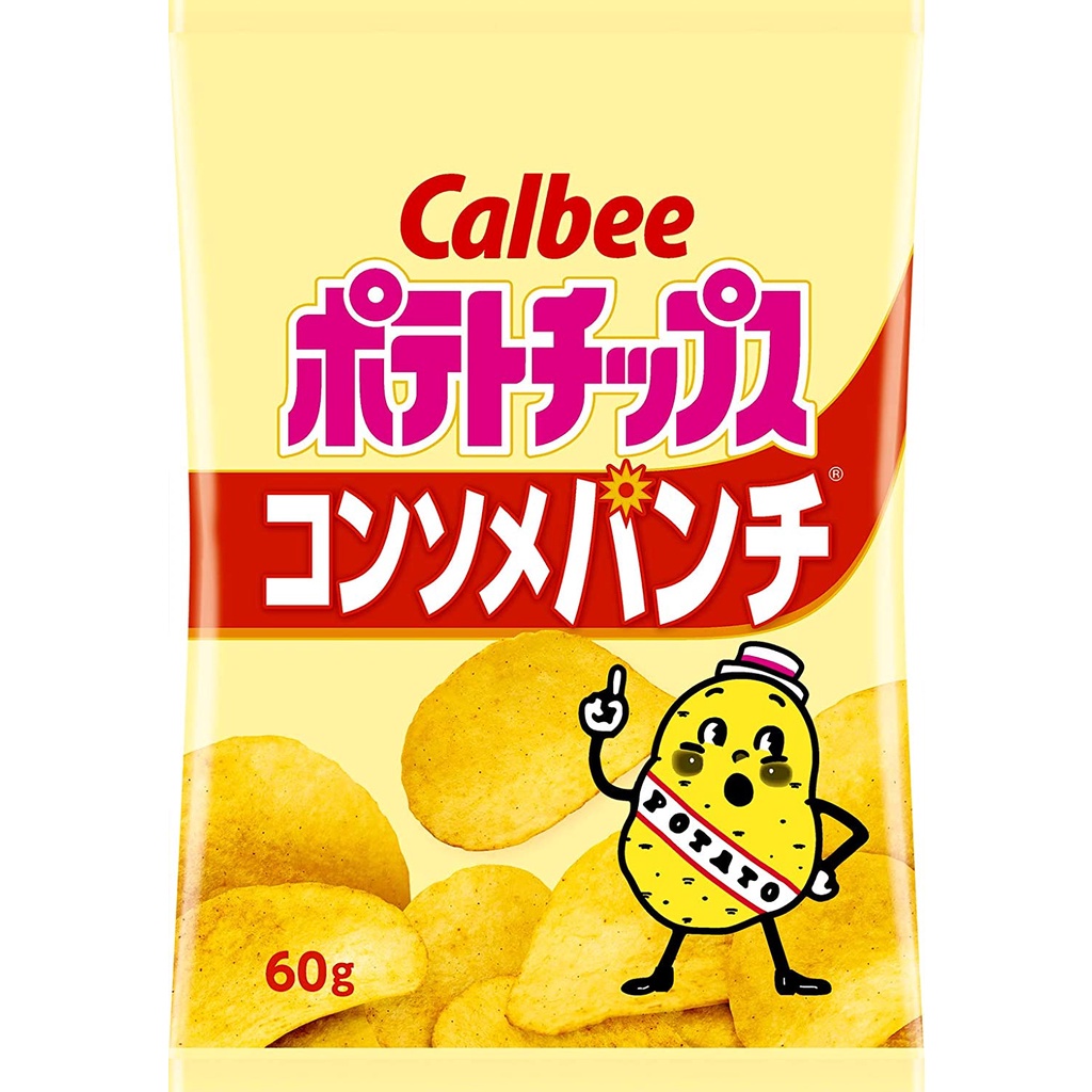 【Made in Japan】Calbee Potato Chips Consomme Punch flavor Japan food ...