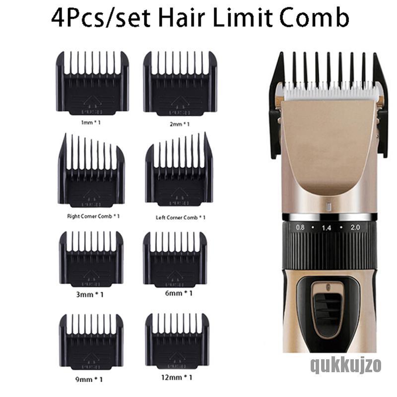 [COD]4Pcs/set Cutting Guide Comb Hairdressing Tool Set Limit Comb Hair ...
