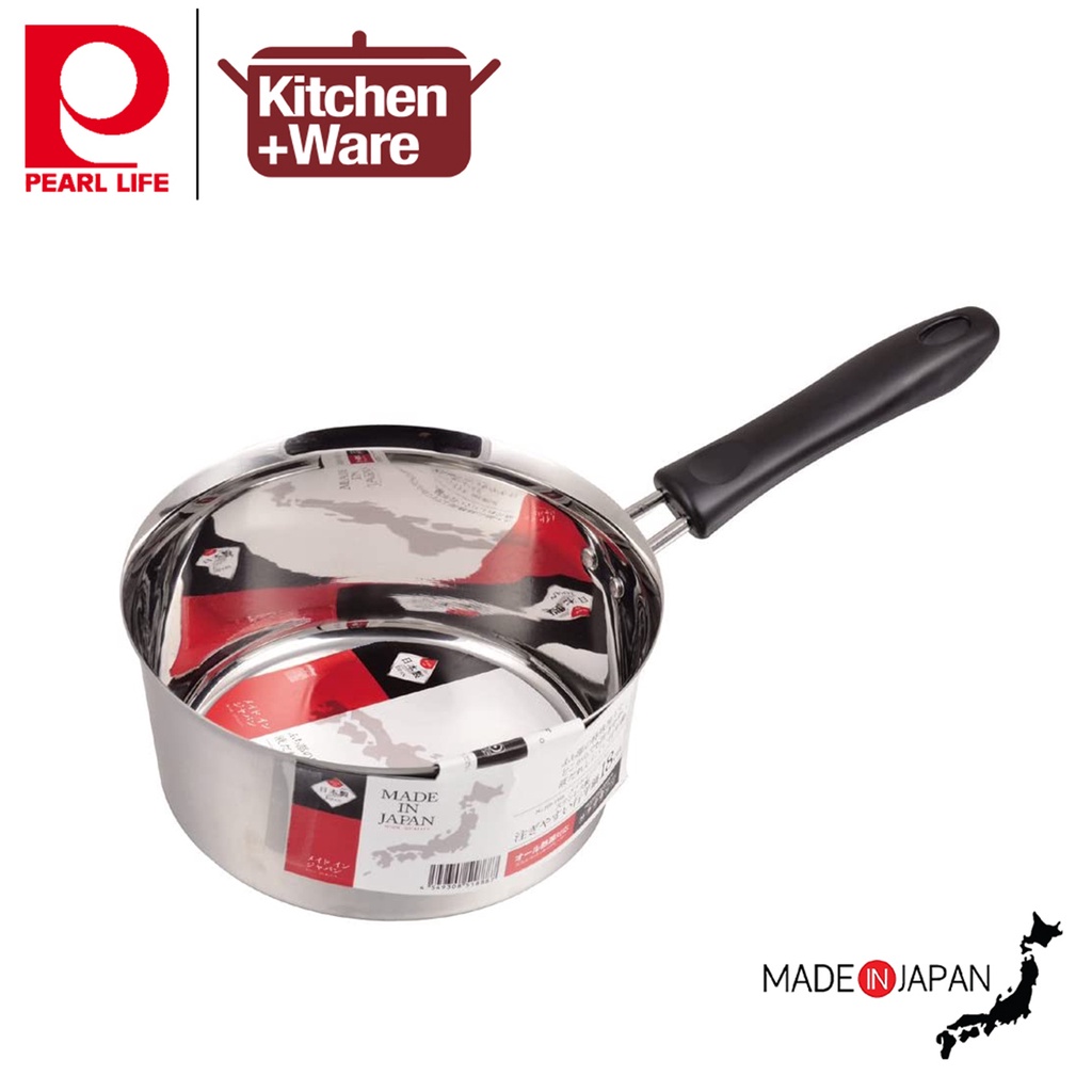 [Japan] Pearl Life Snow Pan 18 cm / IH Compatible / Easy to Pour ...