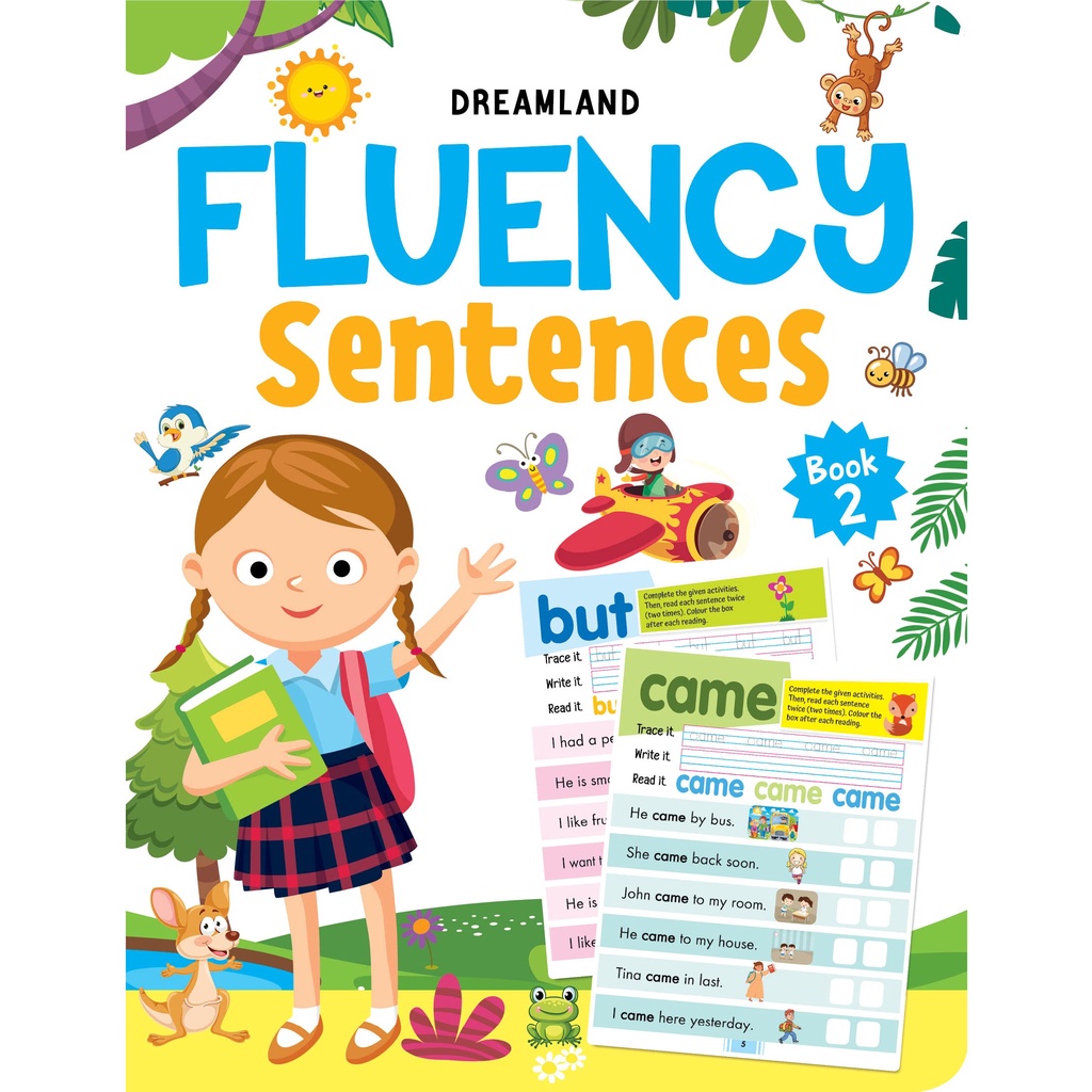 Phonics Books/Fluency Sentences for kids Age 4 to 7 Years | Shopee ...
