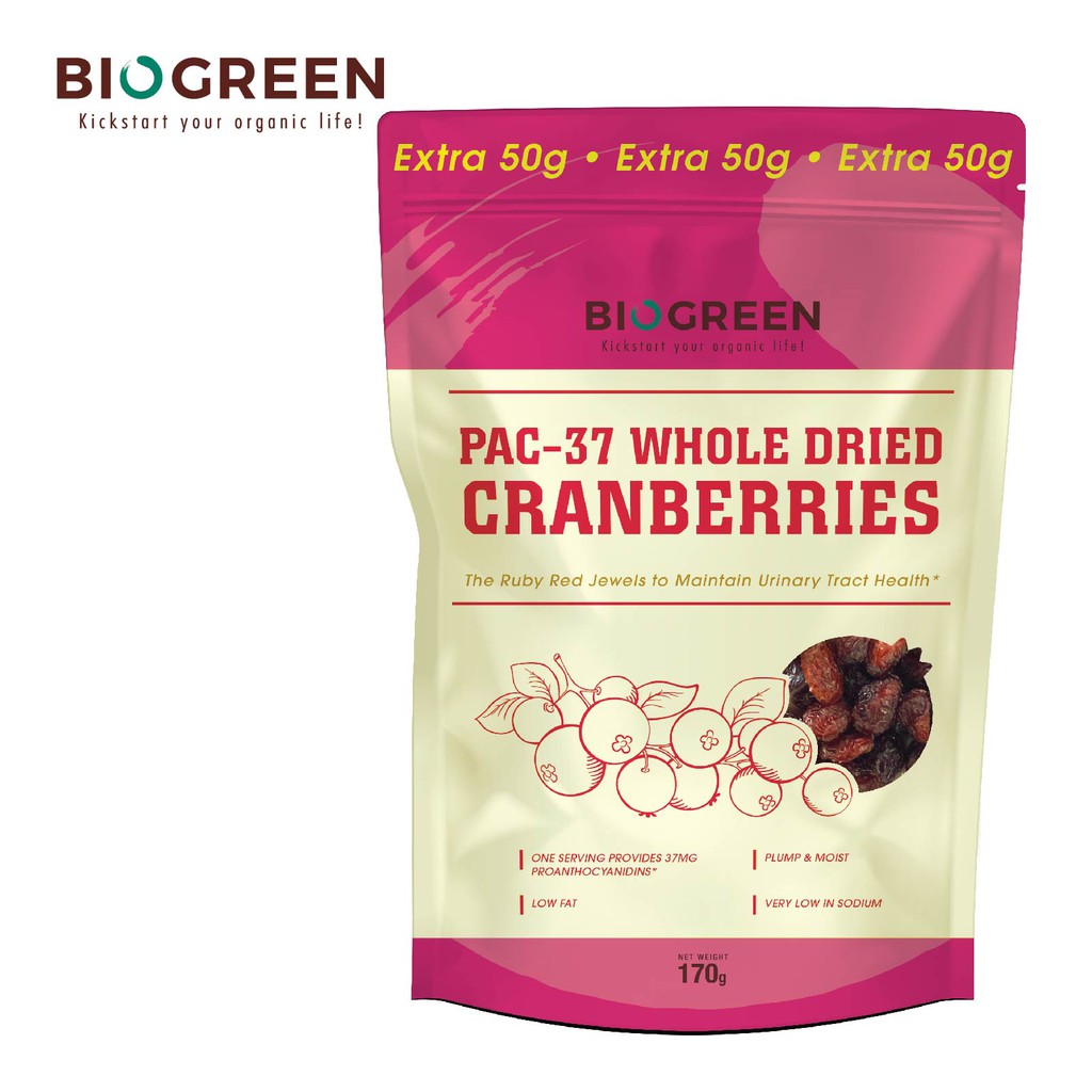 Biogreen PAC 37 Cranberries 170g | Shopee Singapore