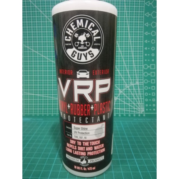 Chemical Guys TVD10716 VRP (Vinyl/Rubber/Plastic) Super Shine Dressing ...