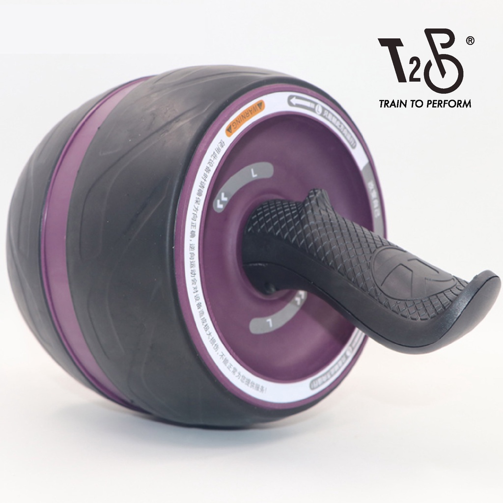 T2P Assisted Abs Roller with Knee Pad Mat Automatic Rebound Mechanic ...