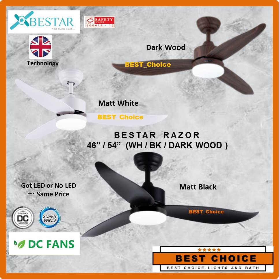 [CDC SG60] $198 Yes Basic Install - BESTAR CEILING FAN 24W LED Light ...