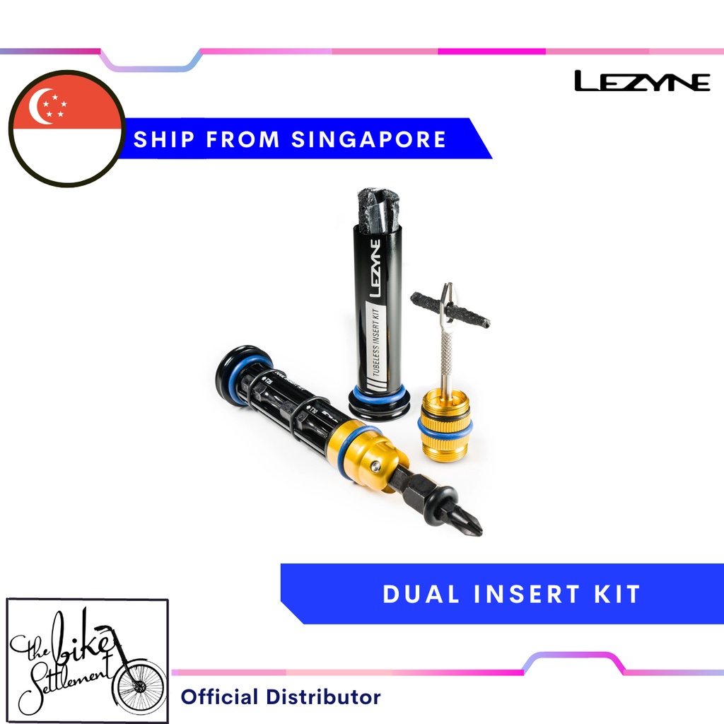 Lezyne Dual Insert Kit Tubeless Repair Tool for Bicycle (Medium ...