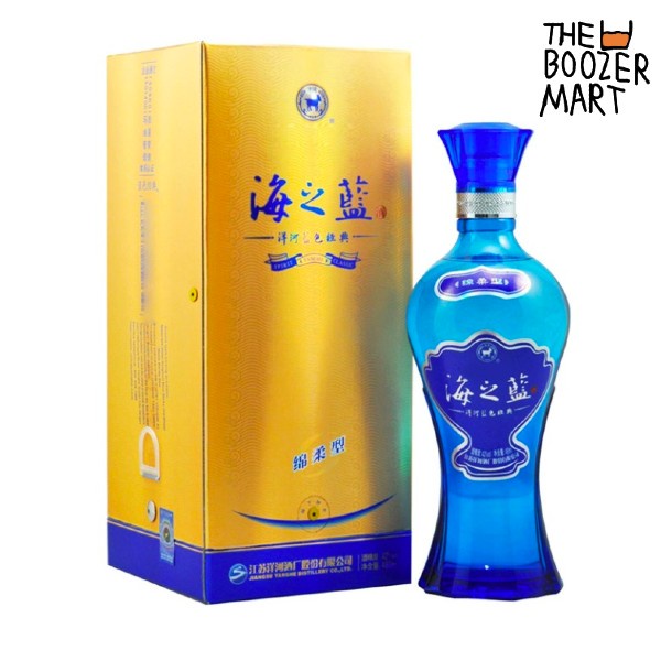 Yanghe Hai Zhi Lan Ocean Blue (洋河海之蓝) 480ml 52% | Shopee Singapore